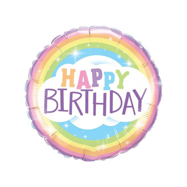 Rainbow Happy Birthday Balloon – Sweet Celebrationz LLC