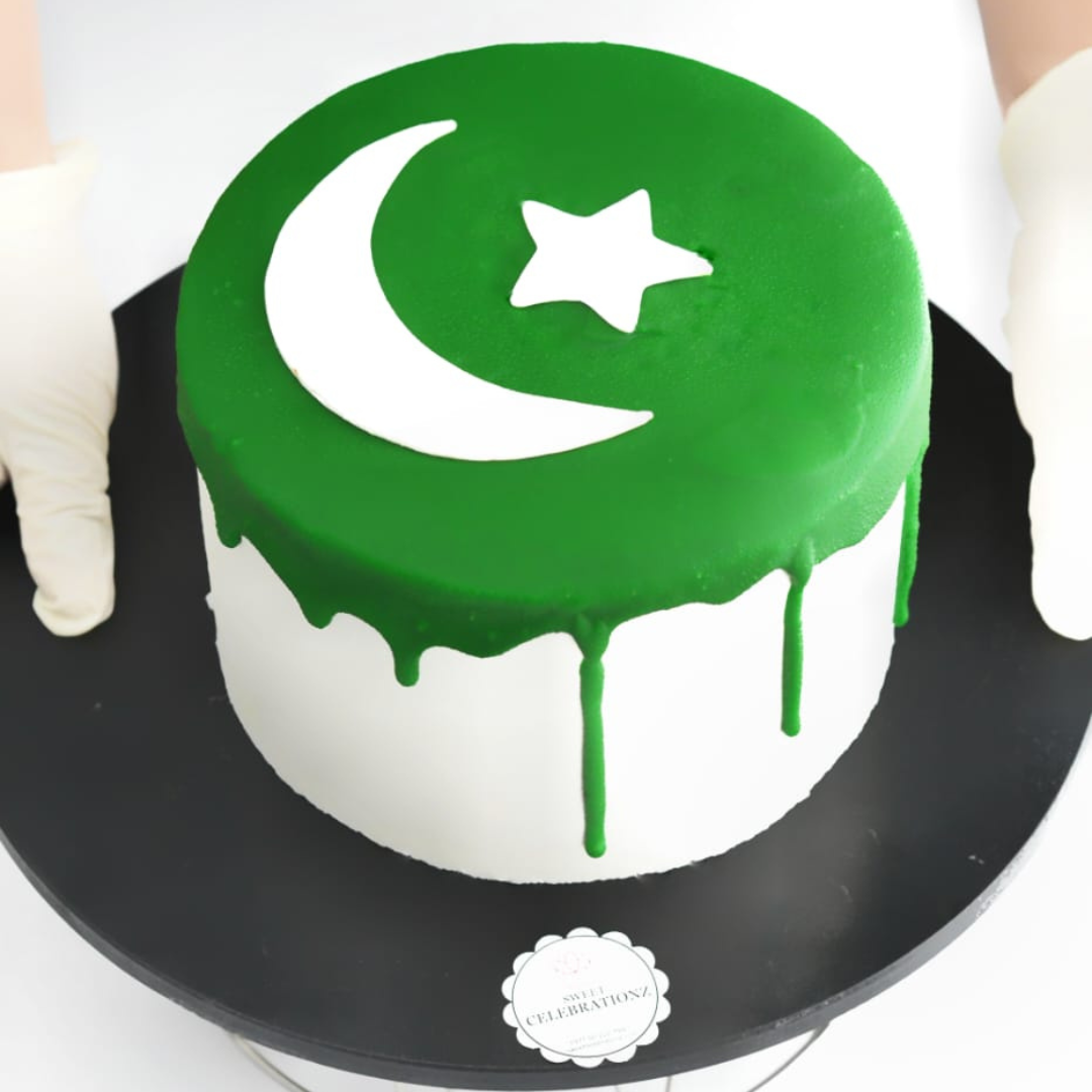 Pakistan Flag Cake – Sweet Celebrationz LLC