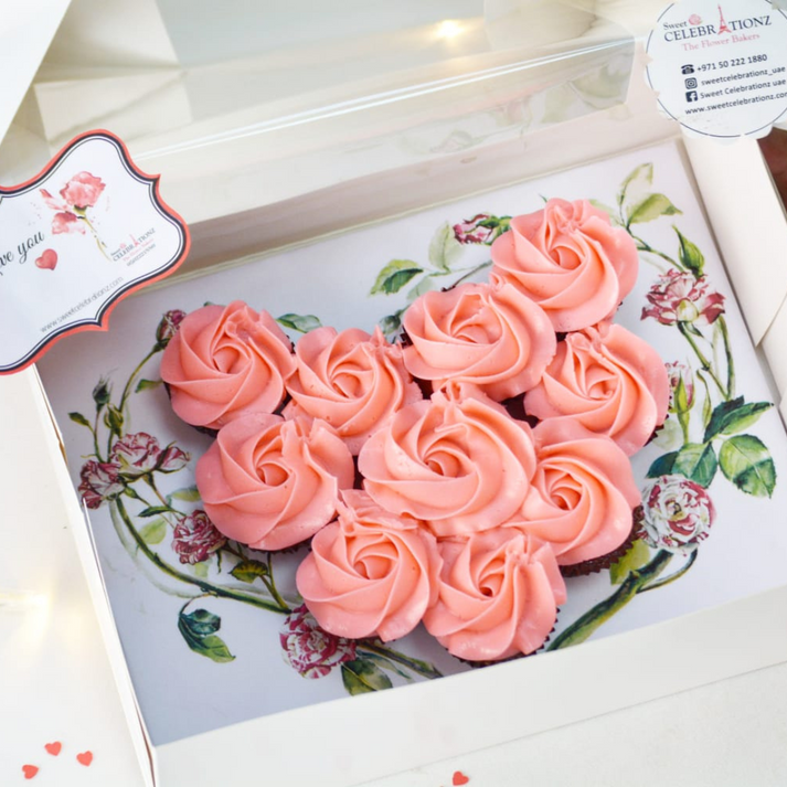 Pink Heart Cupcakes – Sweet Celebrationz LLC